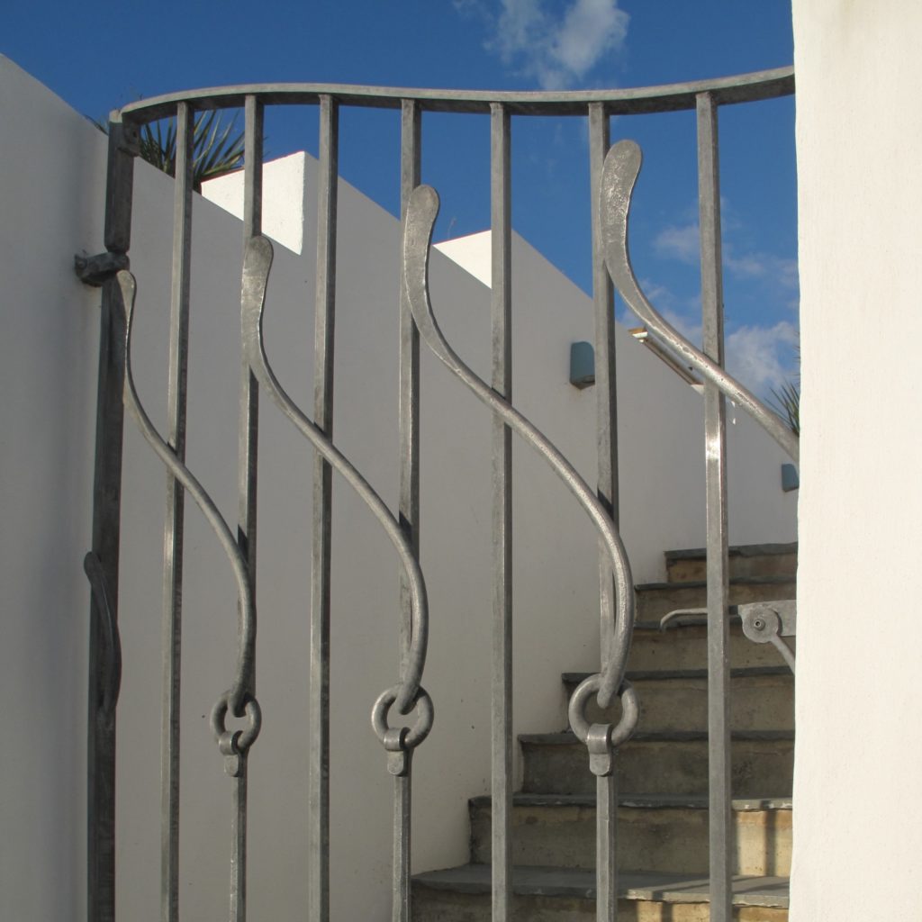 Anchor Gate, Contemporary metalwork for a Brighton House.