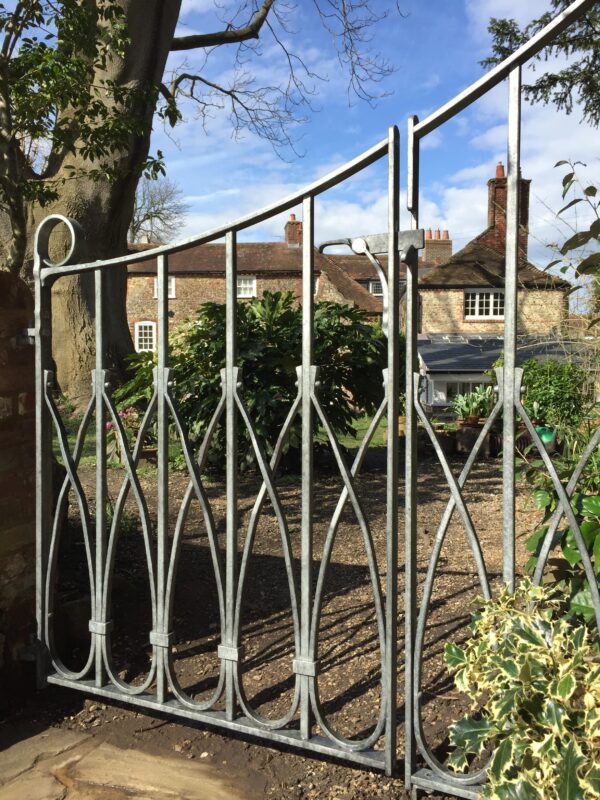Lowe wrought iron garden gates- James Price Blacksmith and Designer