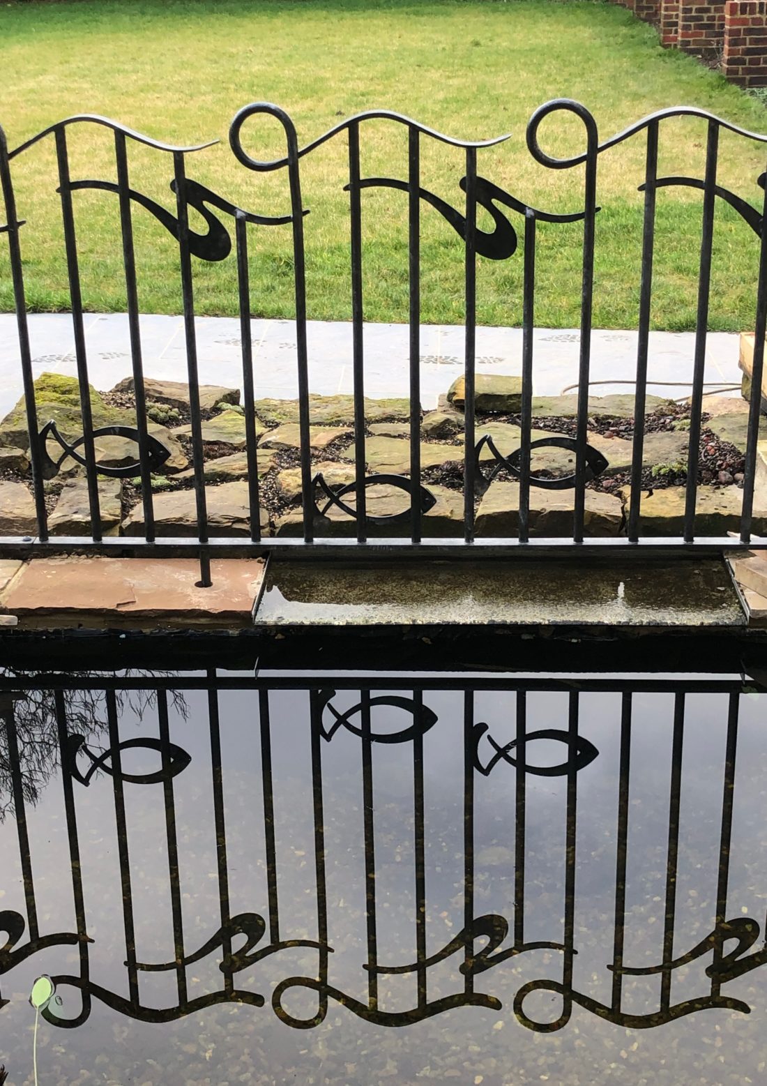 Flow pond railing - James Price Blacksmith Ltd