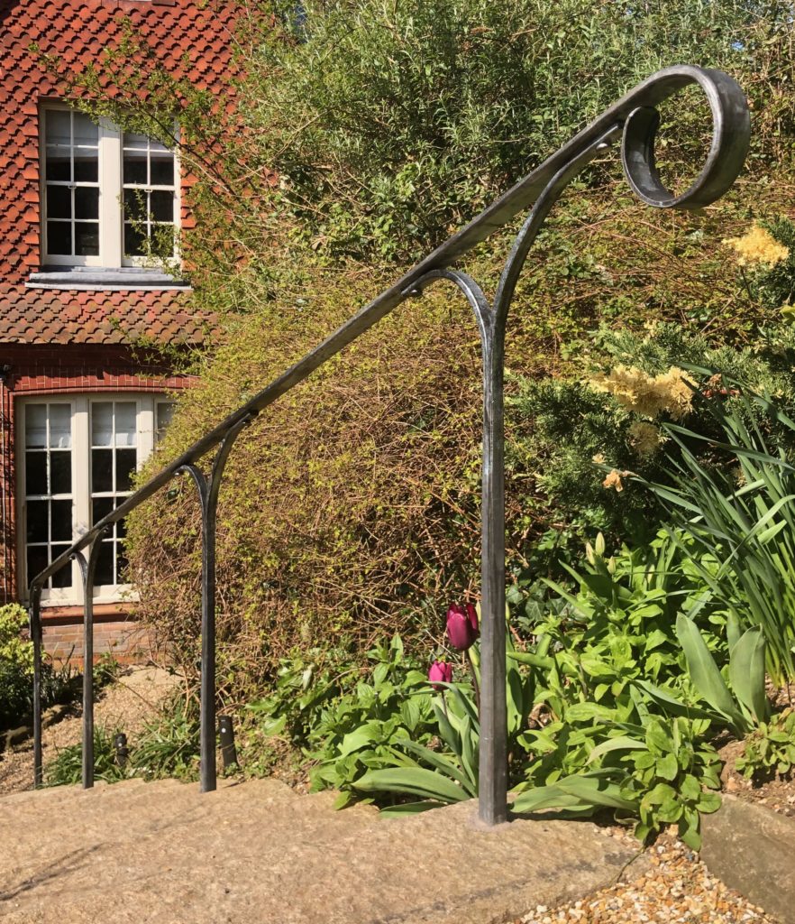 Branch handrails - James Price Blacksmith Ltd