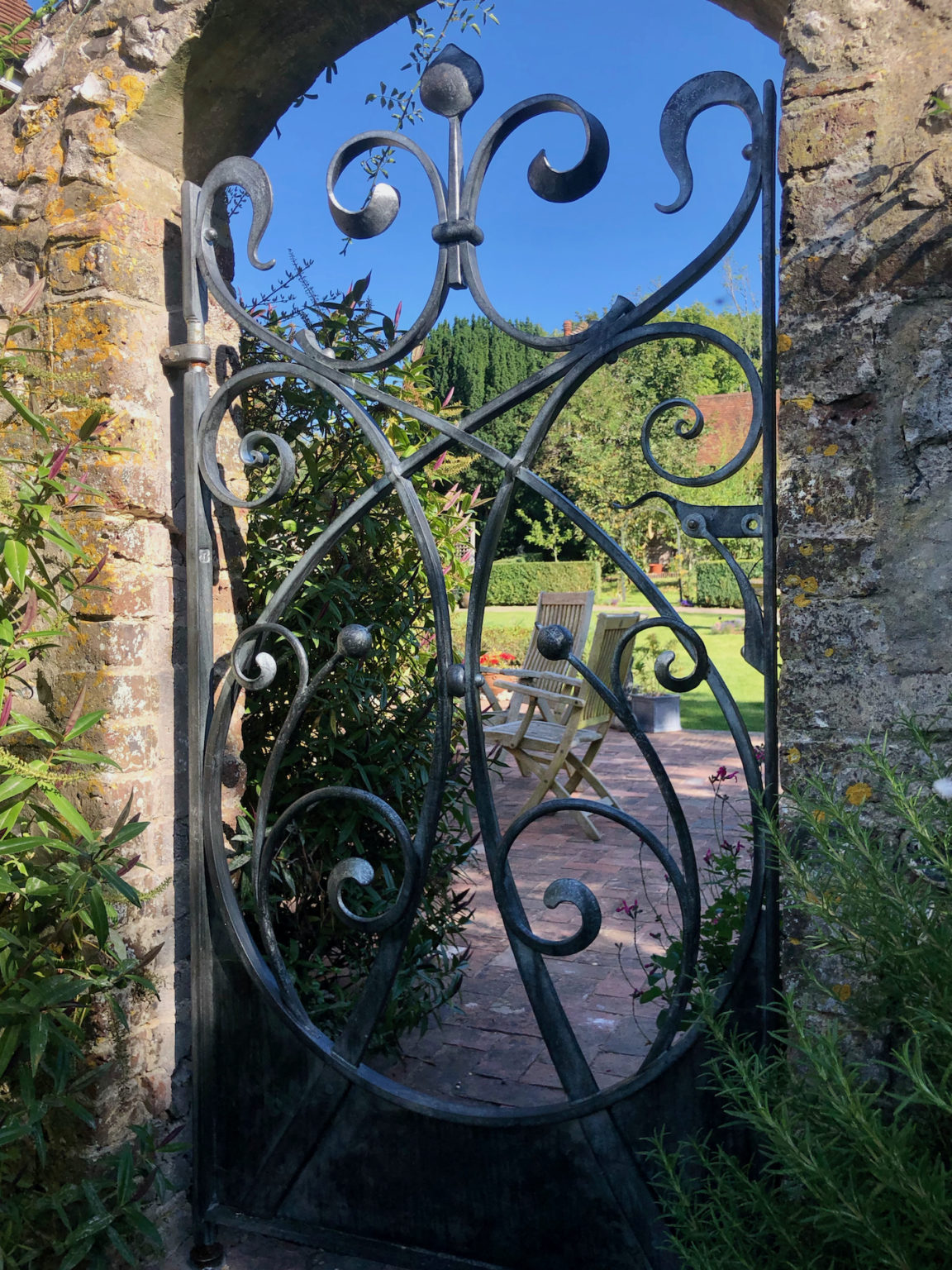 Art nouveau gate - James Price Blacksmith Ltd