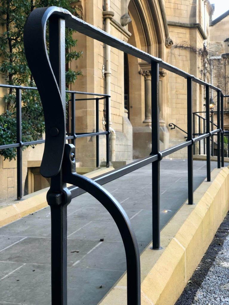 Balliol College Handrails - James Price Blacksmith Ltd